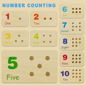 Toys | Educational Wooden Counting Toy Set | Poshmark
